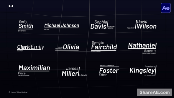 Videohive Lower Thirds Minimal \ AE » free after effects templates ...
